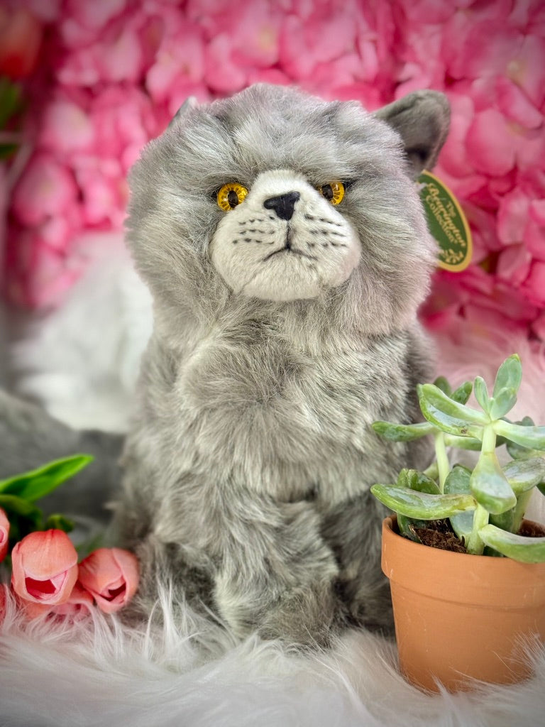 Bearington Collection - Gordie the Grey Plush Persian Cat – FLORIST AT ...